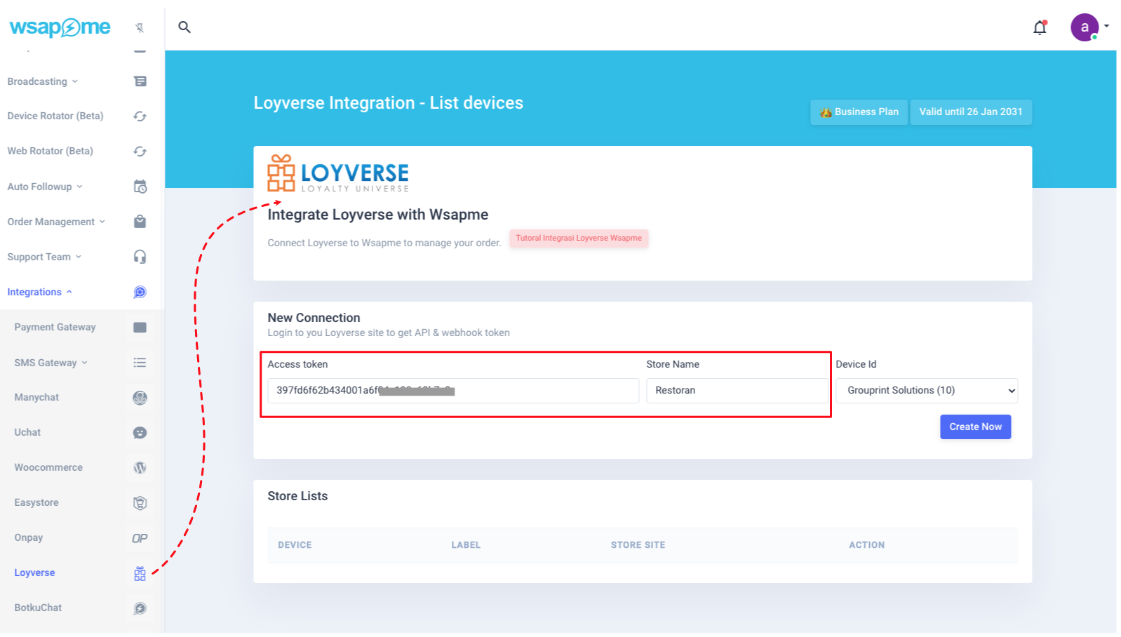 Loyverse Digital Receipt Integration – BotKu – Your Whatsapp CRM Solutions