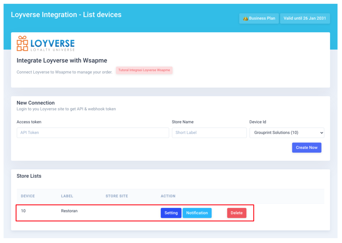 Loyverse Digital Receipt Integration – BotKu – Your Whatsapp CRM Solutions